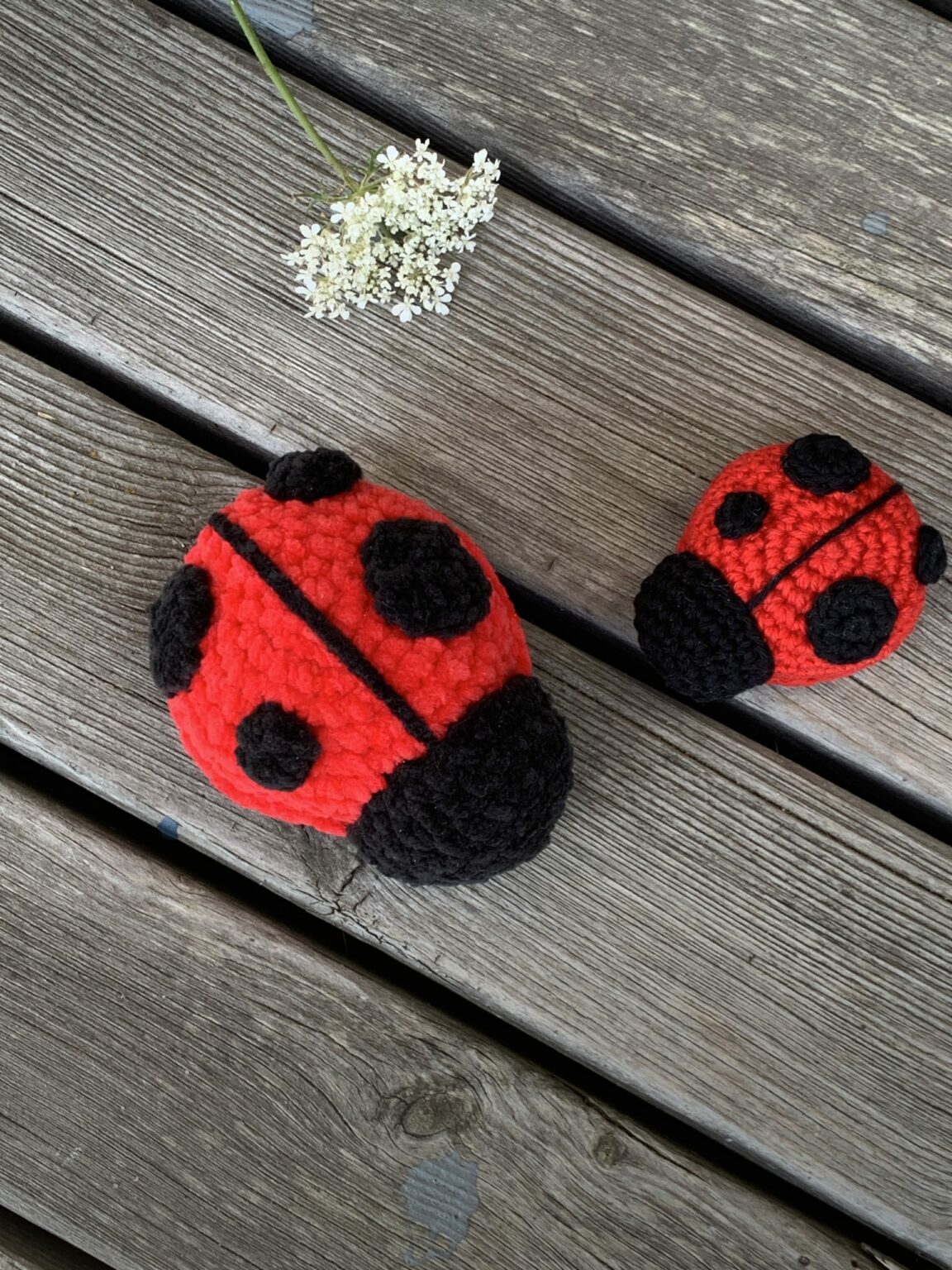Cute Ladybug crochet pattern - Ellenkantarellen.com