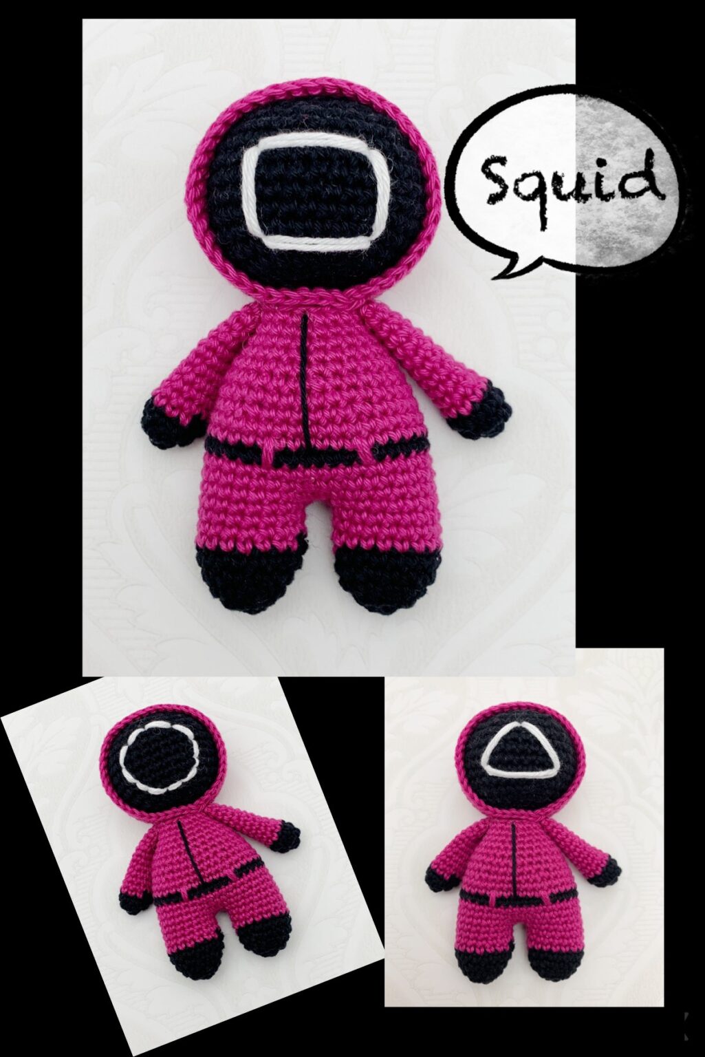 Squid game crochet pattern - Ellenkantarellen.com