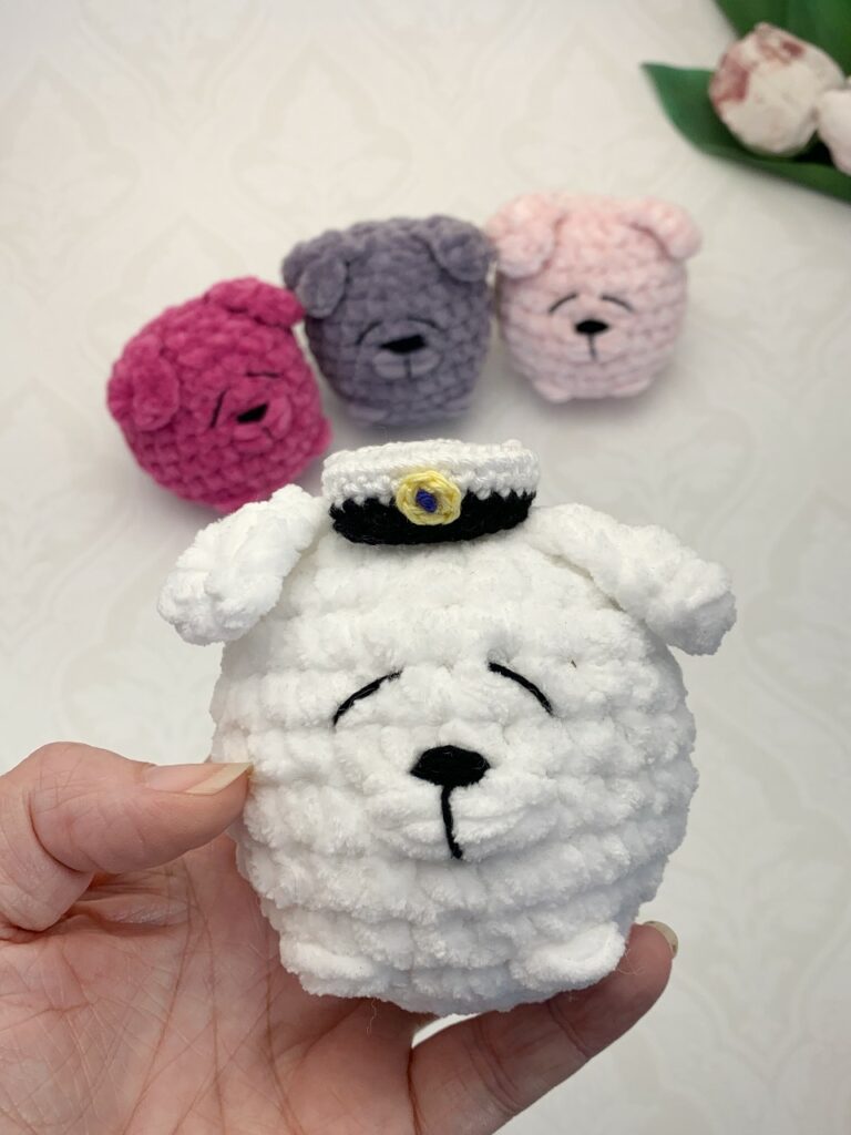 No sew fluffy puppies crochet pattern - Ellenkantarellen.com