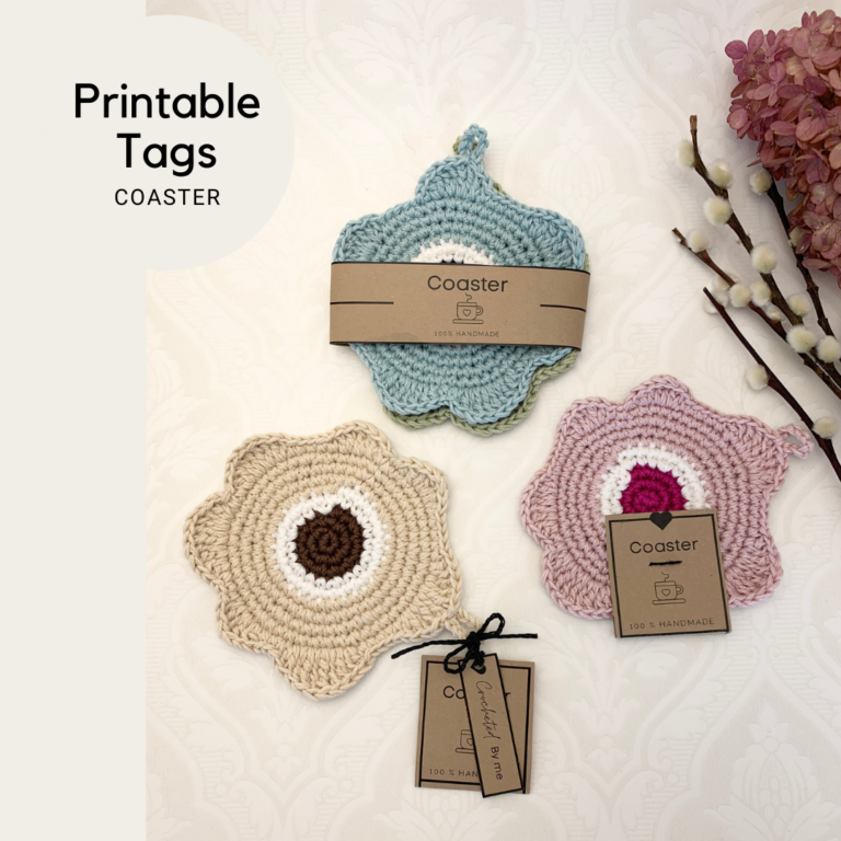 Printable Tags for Coasters o+ Bonus skinny Tags - Ellenkantarellen.com