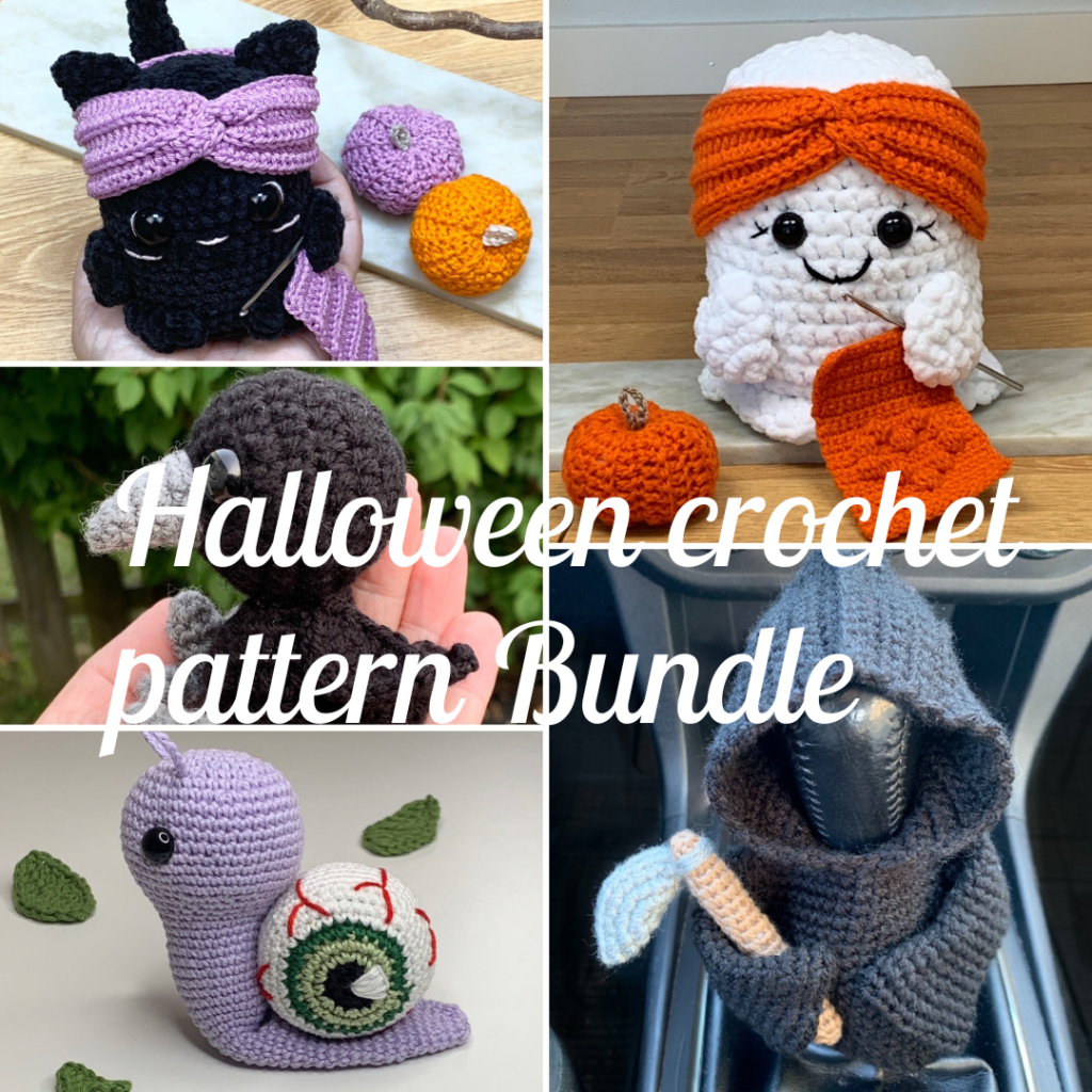 "Scary" Halloween crochet pattern Bundle - Ellenkantarellen.com