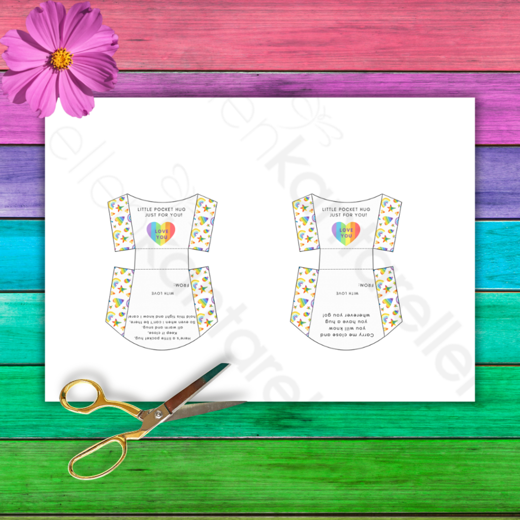 Pocket Hug Heart crochet pattern + super cute printable Holder ...