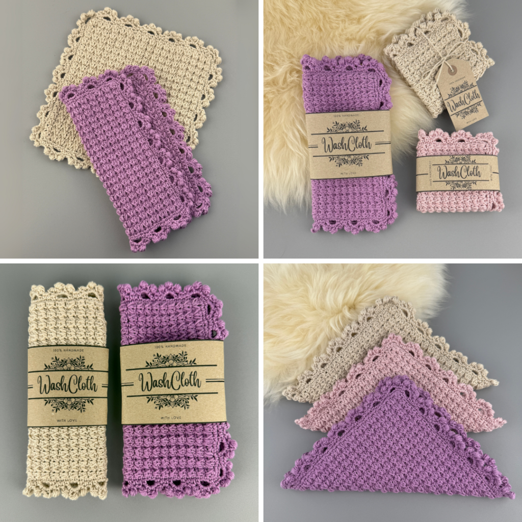 Crochet pattern + Printable Wrap labels for Romantic Farmhouse ...