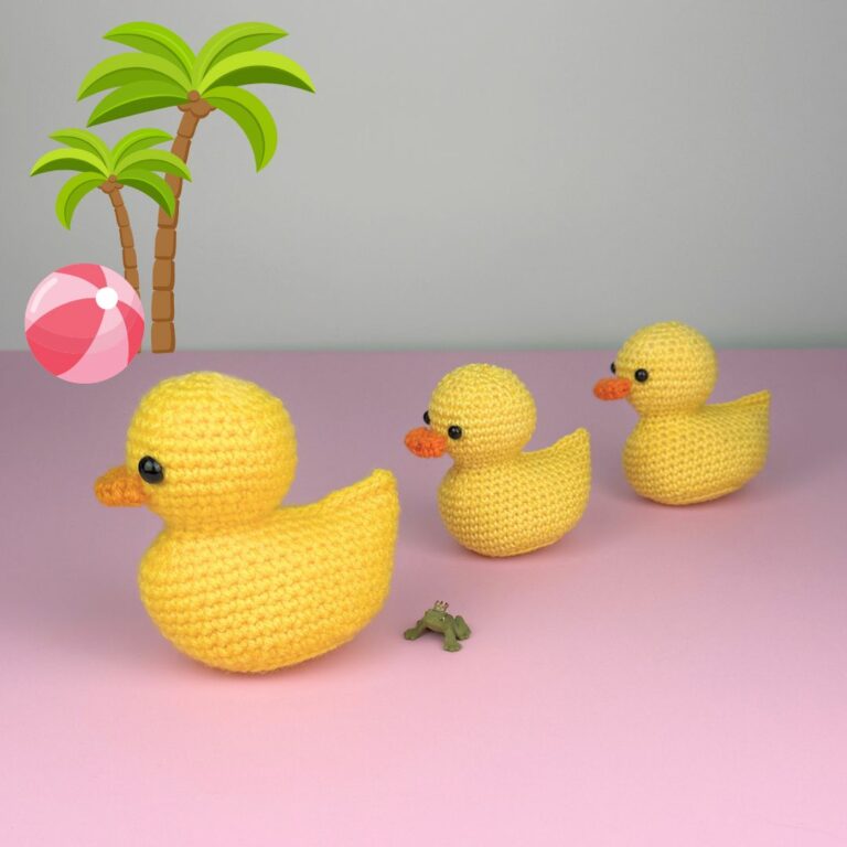 Super cute NO SEW Rubber Ducky Crochet pattern - Ellenkantarellen.com
